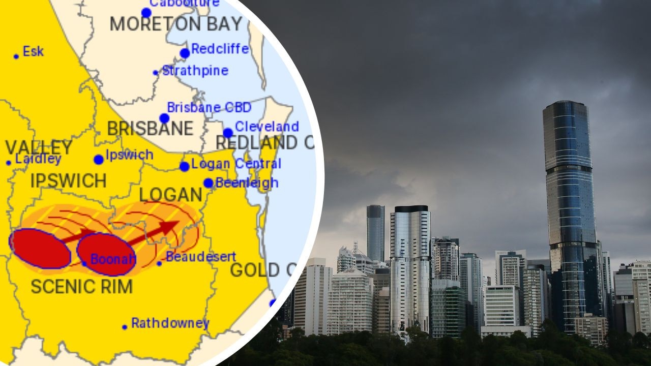 Brisbane Weather Severe Thunderstorms Bring Hail Stones Strong Winds