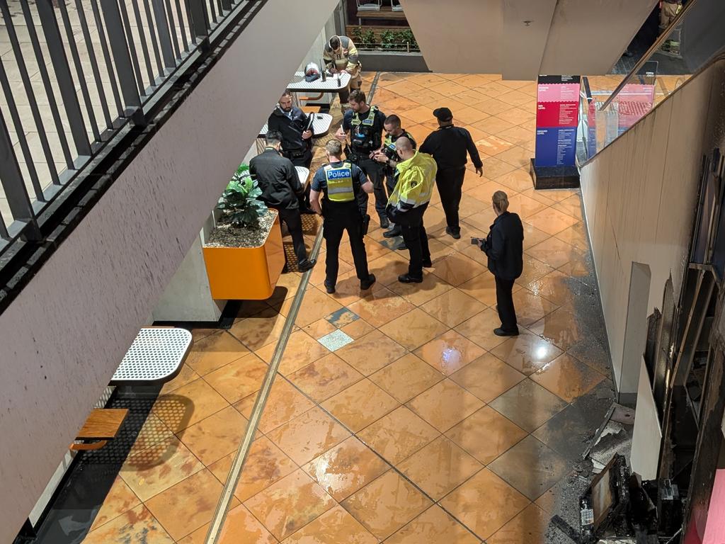 Fire crews rush to Southgate shopping complex after ATM set alight | NT ... Fire crews rush to Southgate shopping complex after ATM set alight | NT ...