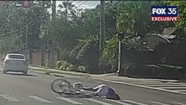Graphic Video Shows Woman Riding Bike Being Hit While In Crosswalk In