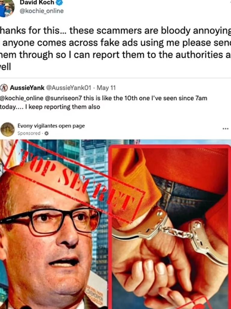 Sunrise’s Kochie explodes over scams that use his name and face | news ... Sunrise’s Kochie explodes over scams that use his name and face | news ...