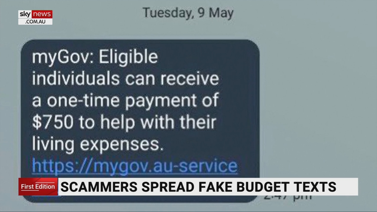 Scam text messages claiming to be sent from MyGov targeting Australians ... Scam text messages claiming to be sent from MyGov targeting Australians ...