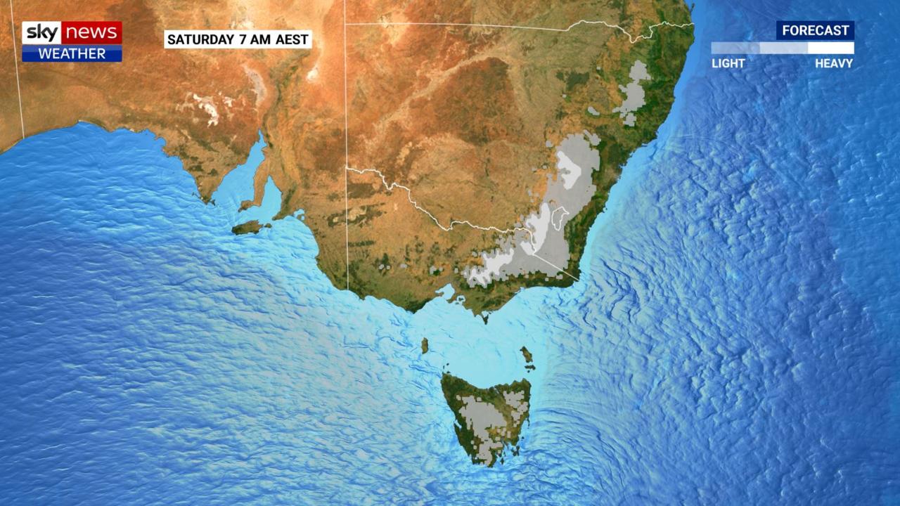 Melbourne Weather Cold Blast Of Rain Thunderstorms And Snow To Hit