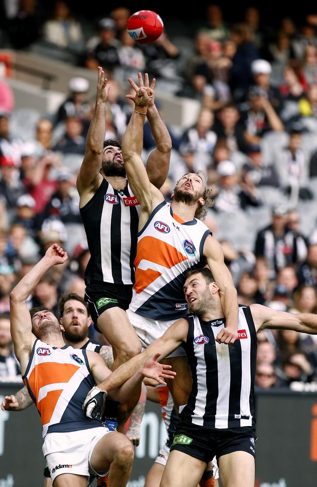 AFL 2015: Collingwood defeats GWS Giants by 42 points at MCG in Round ... AFL 2015: Collingwood defeats GWS Giants by 42 points at MCG in Round ...