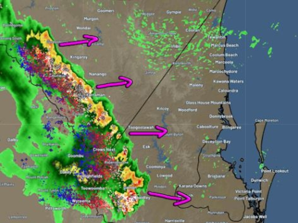 Brisbane Weather Hail Wind And Rain To Lash South East Just Hours