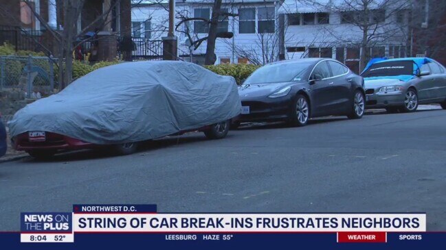 Northwest Dc Neighbors Frustrated After String Of Car Break Ins The