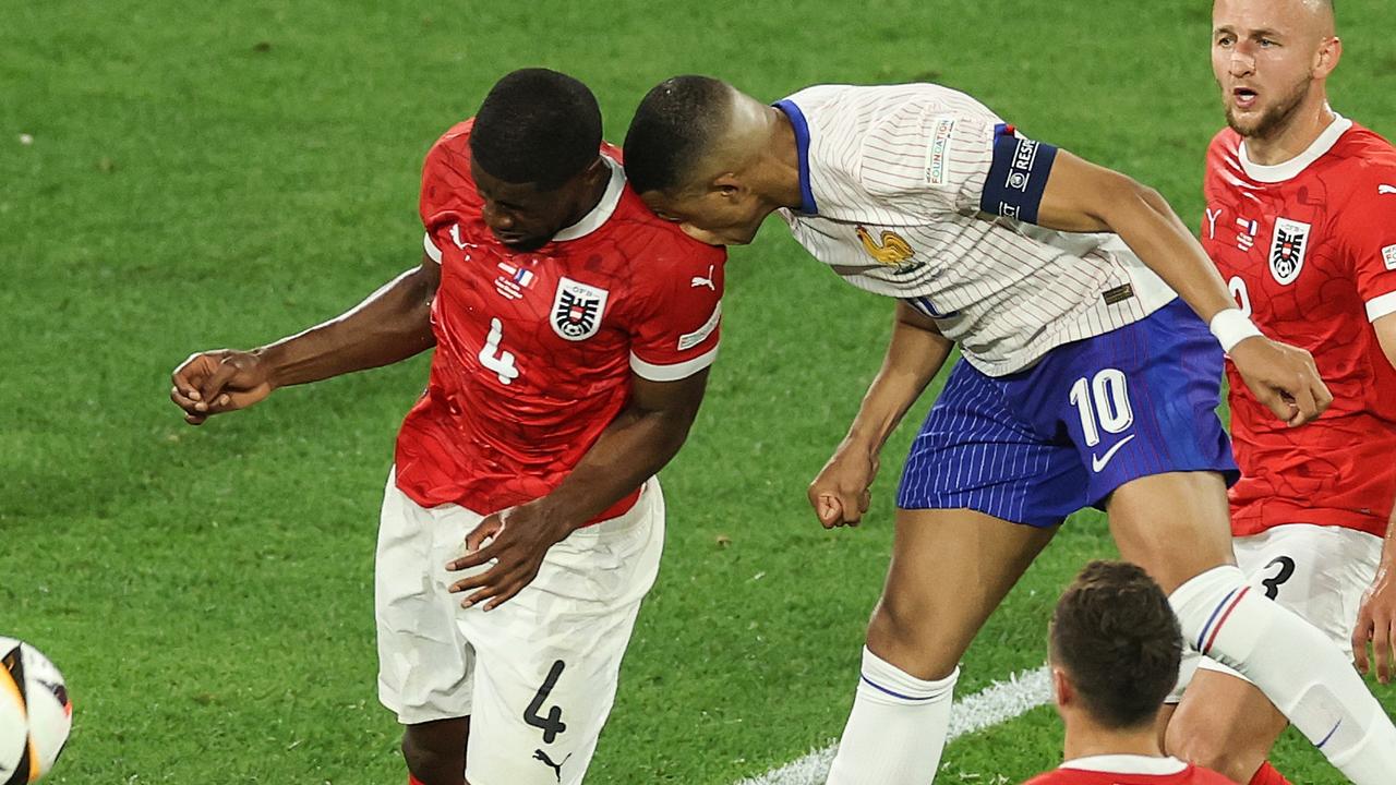 Euro 2024 Kylian Mbappe injury broken nose recovery video France vs Austria score highlights football news