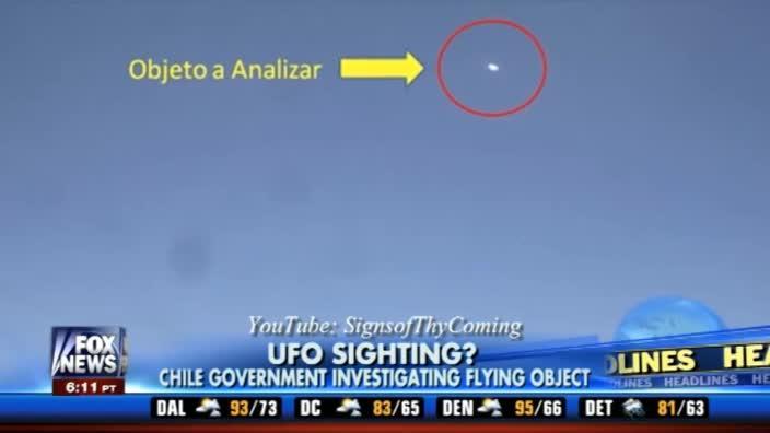 Chilean Govt determines this footage is of an actual UFO