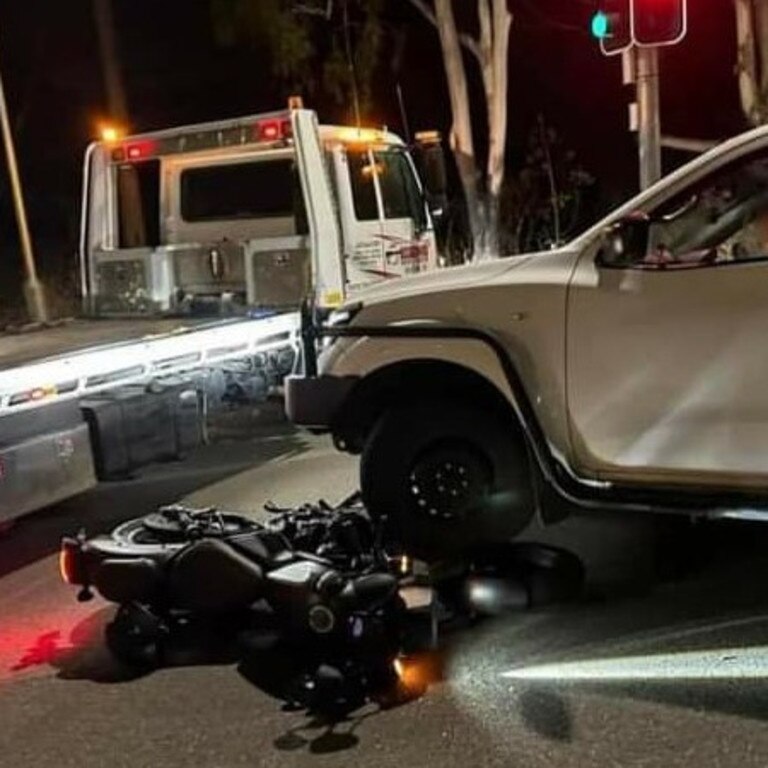 Townsville Youth Crime Stolen Ute Ploughs Into Motorcyclist Chaos