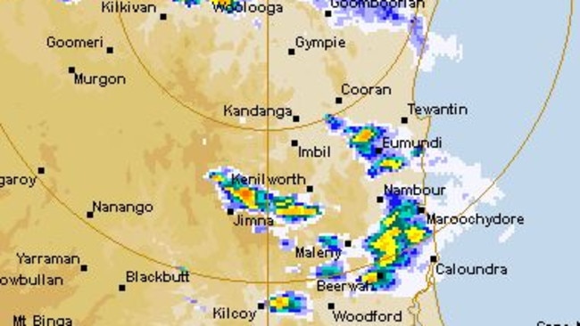 Brisbane Weather Heavy Rainfall On Sunshine Coast The Courier Mail