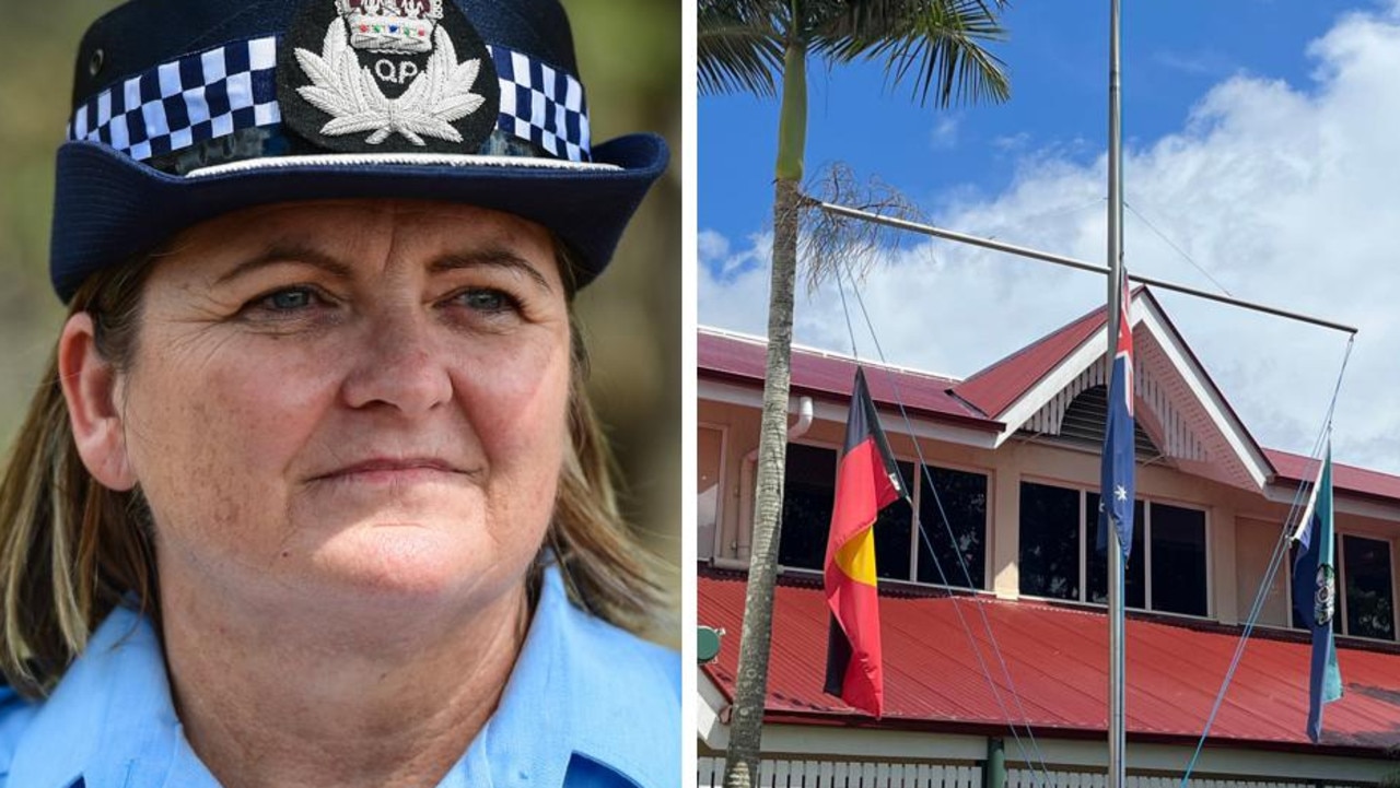 Flags At Half Mast Tributes Flow On Fraser Coast For Slain Tara Police