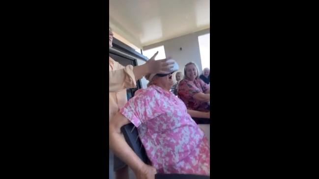 Aussie grandma has hilarious reaction to virtual reality rollercoaster ... Aussie grandma has hilarious reaction to virtual reality rollercoaster ...