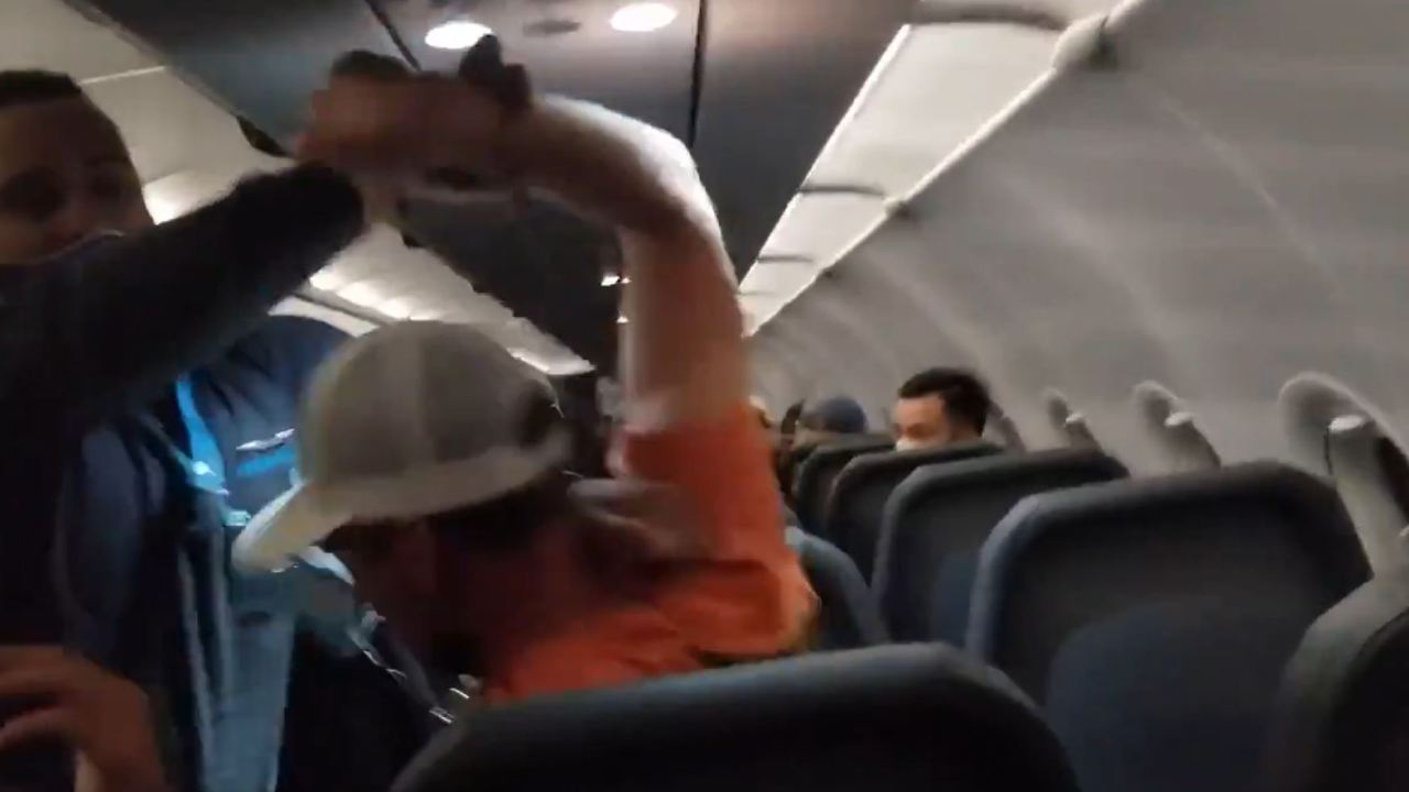 Video Of Man Duct Taped To Plane Seat After Groping Flight Attendants