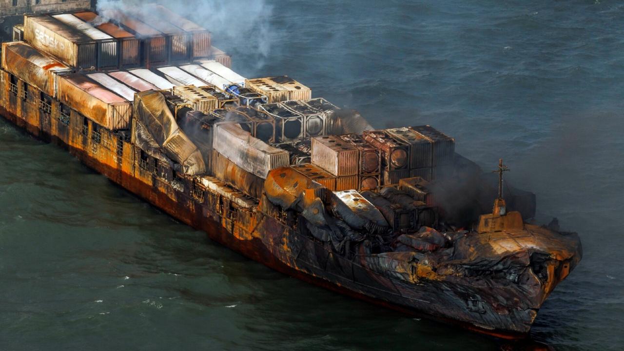Man arrested over oil tanker and cargo vessel collision in the North ... Man arrested over oil tanker and cargo vessel collision in the North ...