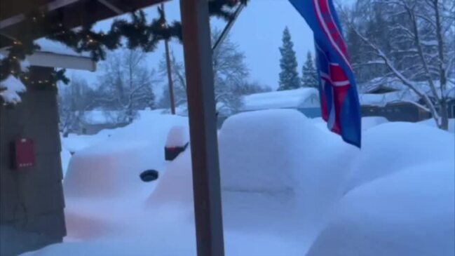 Cars Buried Under Snow In Anchorage Au — Australias Leading