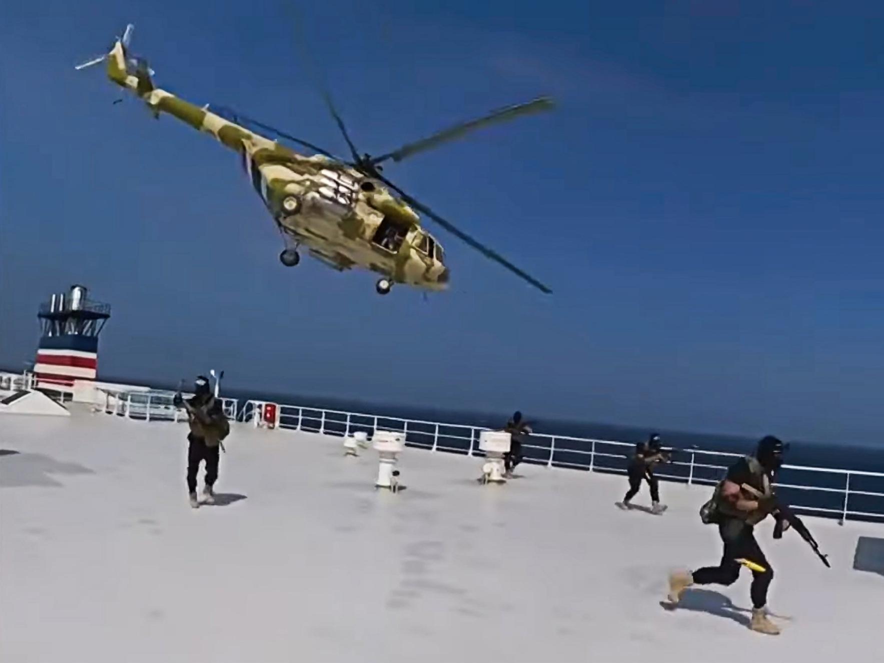 Israel Hamas war: Houthi rebels release video of hijacking of Israeli ... Israel Hamas war: Houthi rebels release video of hijacking of Israeli ...