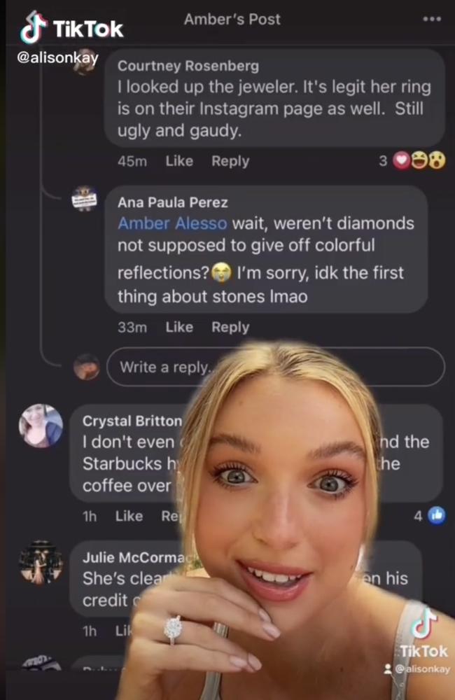 Us Bride Shocked To Find Trolls Mocking Size Of Engagement Ring Online