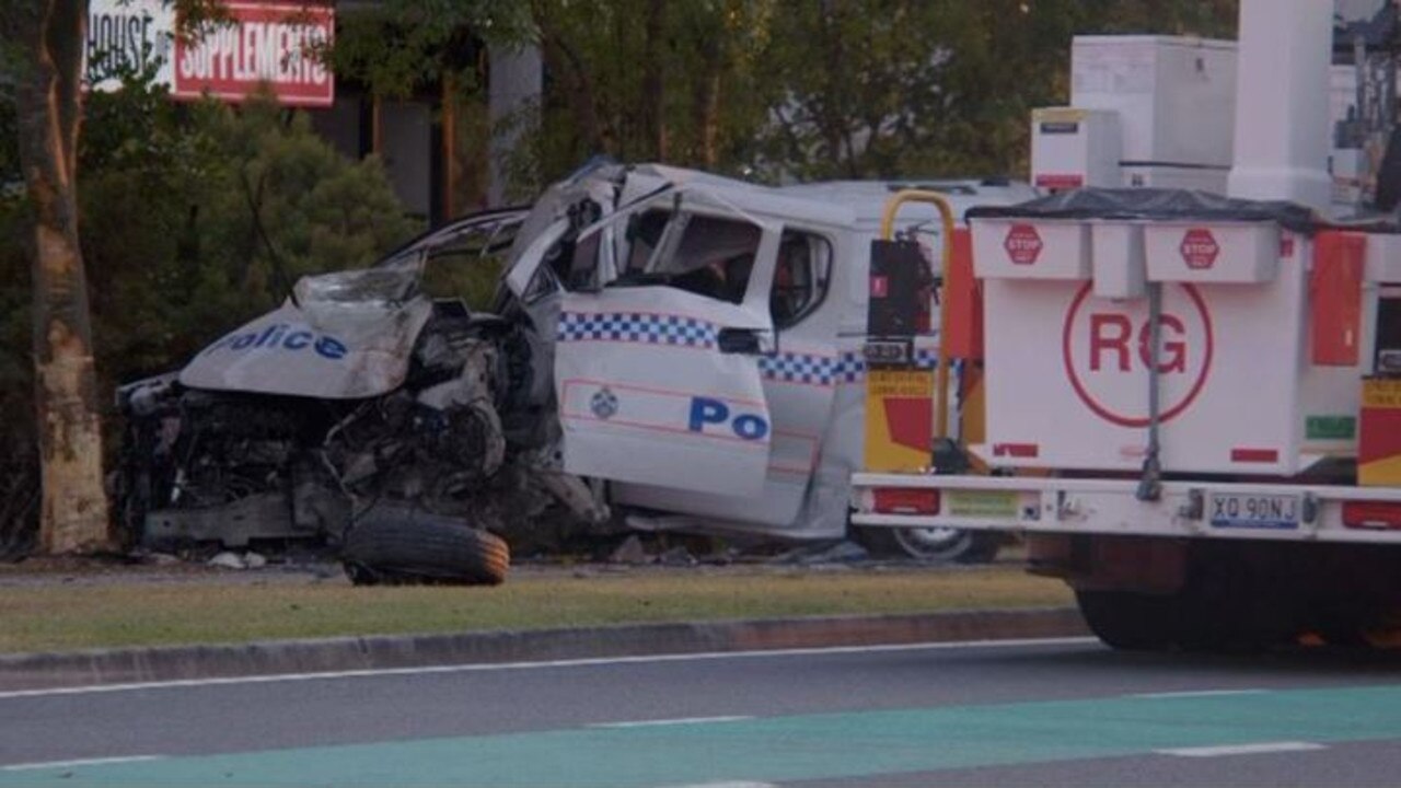 Brisbane Qld Police Chase Ends With Horror Crash After Man Allegedly