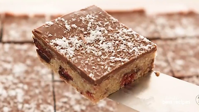Easy Cherry Ripe Slice Recipe