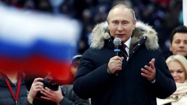 How Putin uses propaganda to keep Russians in line | NT News How Putin uses propaganda to keep Russians in line | NT News