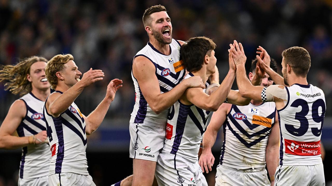 Afl Round 22 West Coast V Fremantle Dockers Break Derby Records