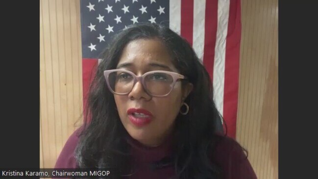 Michigan GOP Chair Kristina Karamo vows she isn’t leaving post amid ... Michigan GOP Chair Kristina Karamo vows she isn’t leaving post amid ...