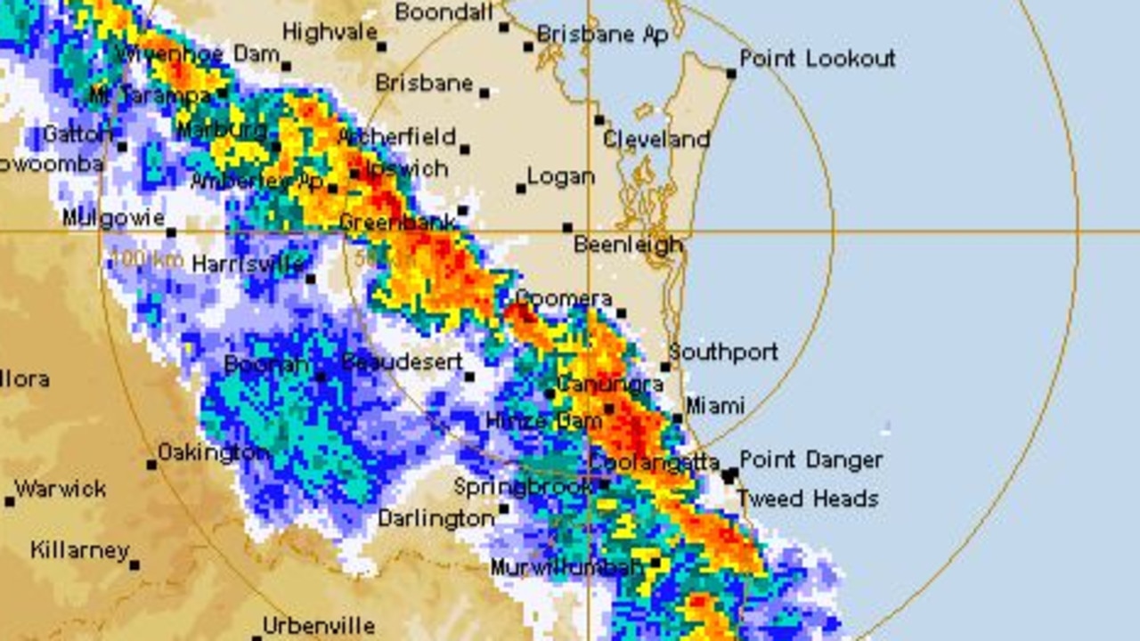 Qld Weather Forecast Severe Thunderstorm Warning Issued For Southeast
