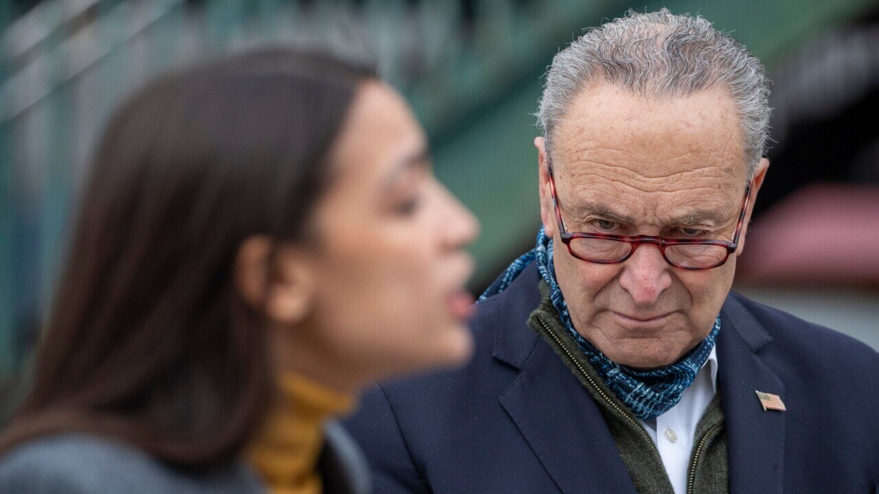 Democrat Divisions Aoc Refuses To Rule Out Chuck Schumer Primary